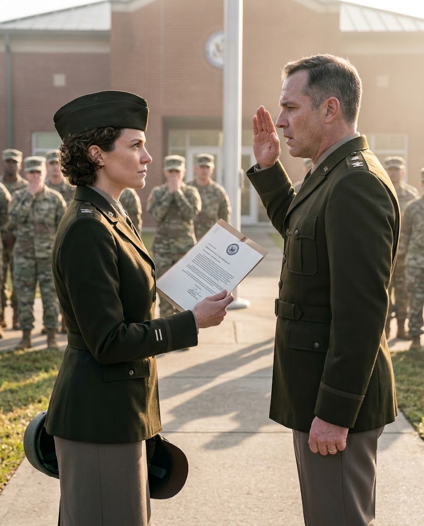 A LIEUTENANT COLONEL HUMILIATED A YOUNG SOLDIER IN FRONT OF 200 TROOPS ...